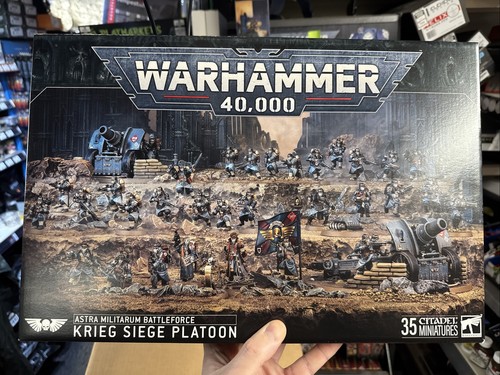 Warhammer 40k Astra Militarum Krieg Siege Platoon Battleforce | eBay UK