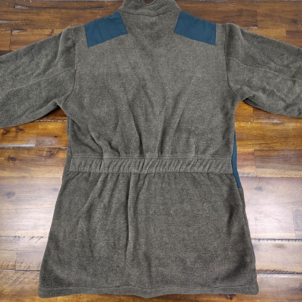 Vintage Orvis Sporting Clays Jacket Mens S Leather Fleece Hunting Full ...