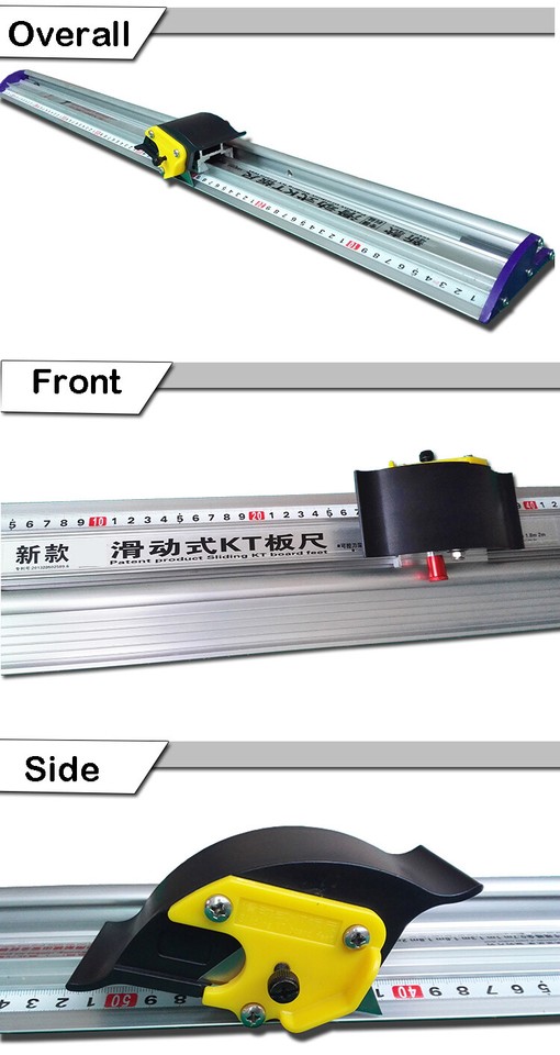 39" Manual Sliding KT Board Trimmer Cutting Ruler, Photo PVC Cutter ...
