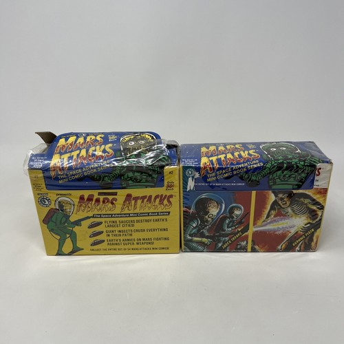 1988 Box Topps Pocket Comics Mars Attacks #1-4 Mini Vintage RARE - READ DESC! | eBay