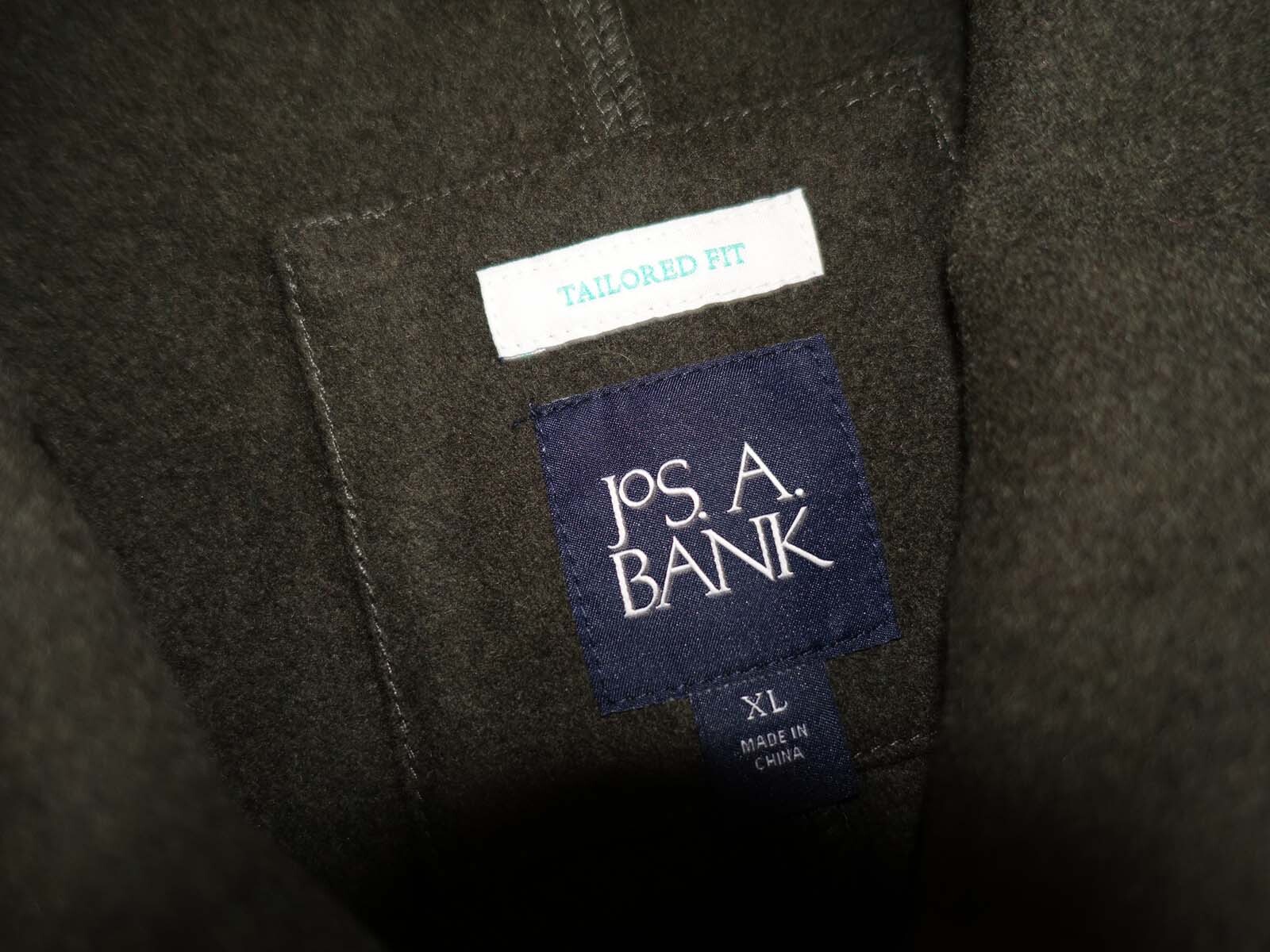Jos. A. Bank Mens Tailored Fit Jacket Size XL NWT Olive Heather Green ...
