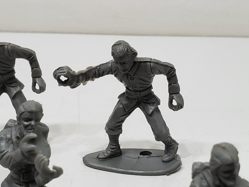 13 VINTAGE MPC TOYS Army Men Figures Gray Soilders CIVIL WAR German | eBay