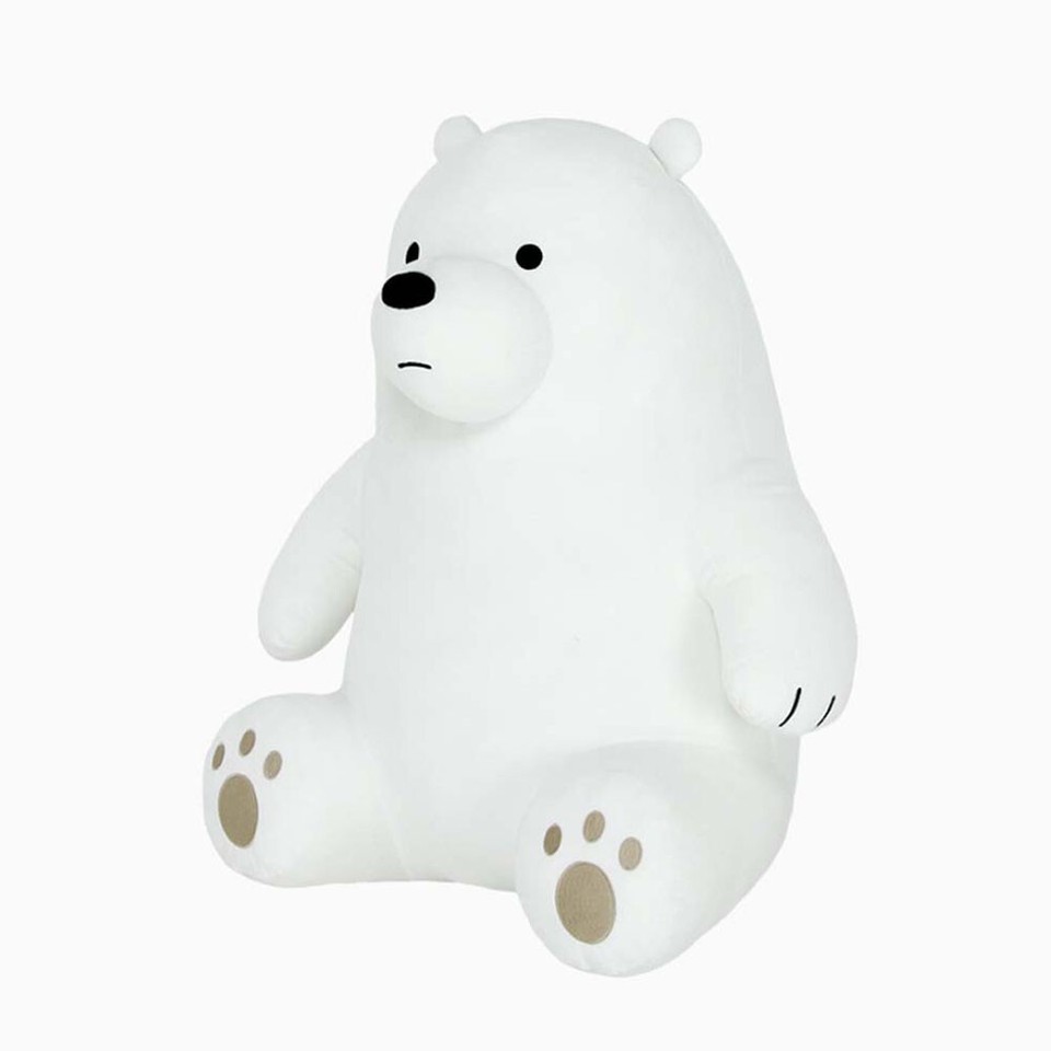 We bare bears Ice Bear Sitting 35in Plush Toy Stuffed Animals Character ...
