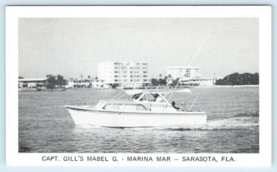 SARASOTA, FL ~ Marina Mar CAPT. GILL'S "MABEL G." Yacht Advertising ...