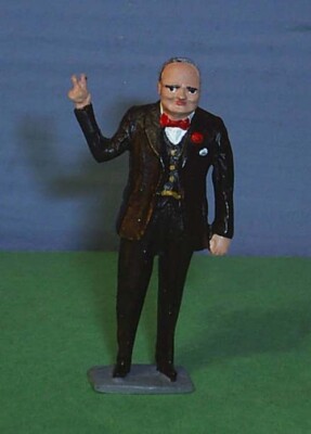 TOY SOLDIERS TIN WORLD WAR 2 BRITISH PRIME MINISTER SIR WINSTON ...