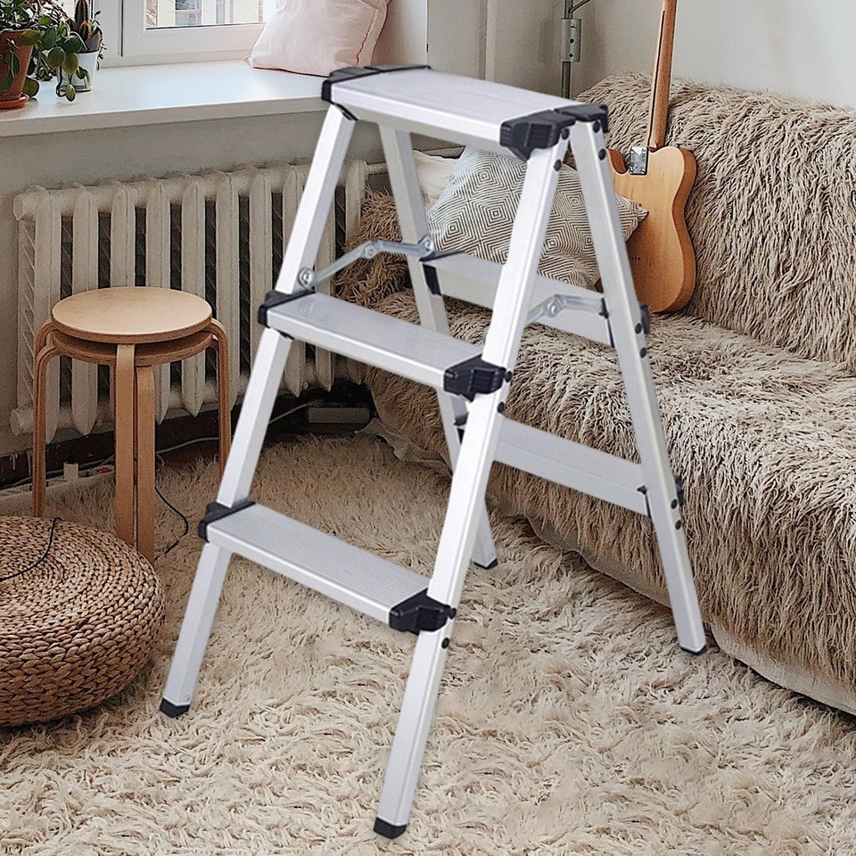 Herringbone Ladders Stepladder Heavy Duty Foldable Lightweight Ladders ...