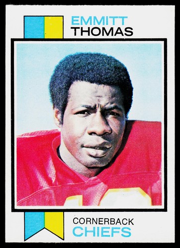 Emmitt Thomas, 1973 Topps, #107, Kansas City Chiefs, | eBay
