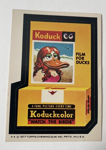 Koduck 1977 Wacky Packages - Shedd's Peanut Butter Exclusive - RARE | eBay