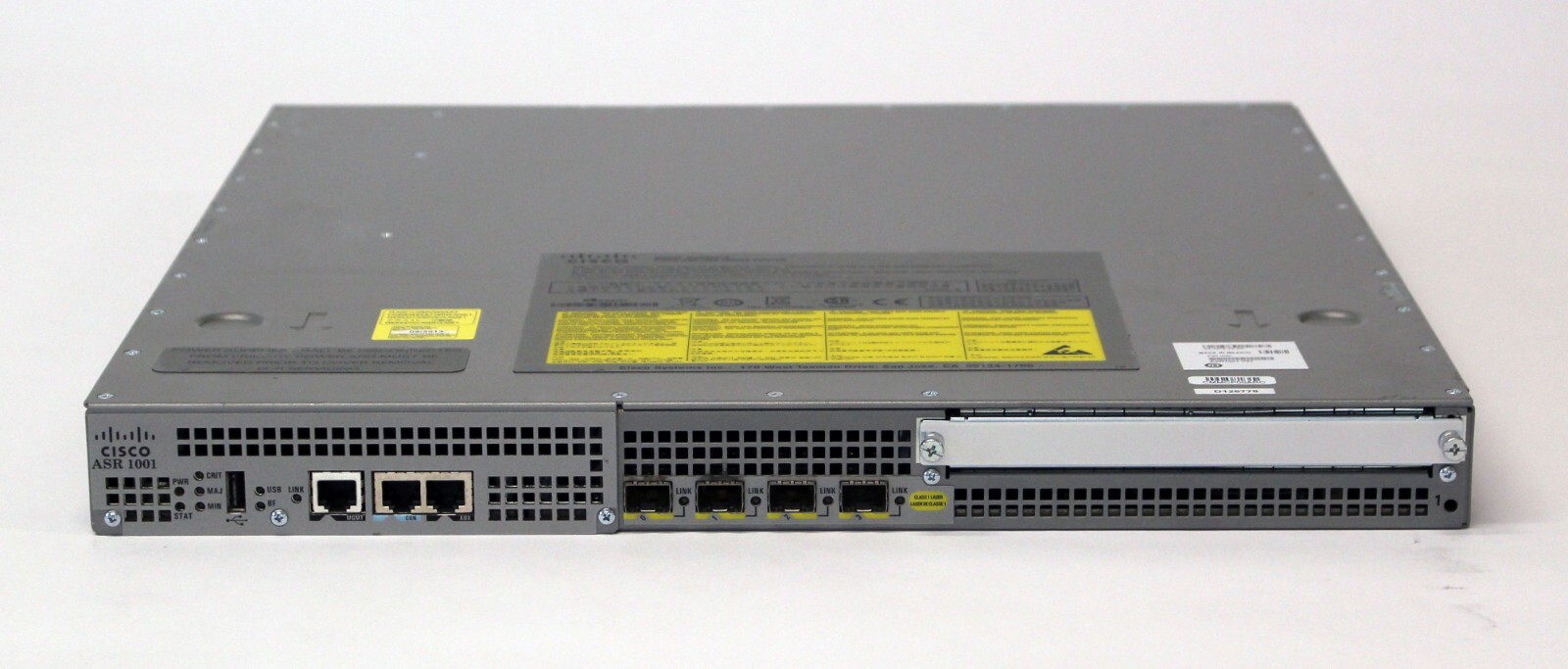 Cisco ASR1001 Aggregation Service Router 2.5Gbps 1 SPA Slot Dual AC ASR ...