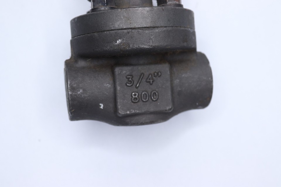 Vogt Socket Weld Rising Valve Stem Globe Valve Forged Steel 3/4" 282182 ...