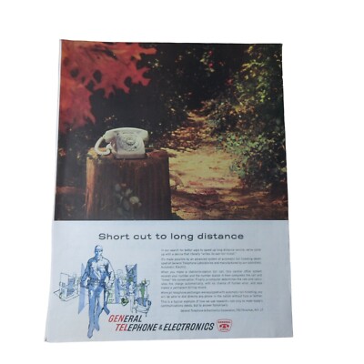 1960s General Telephone & Electronics - Short Cut To Long Distance ...