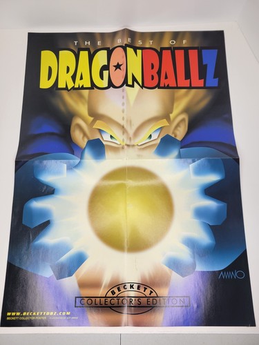 VTG Dragon Ball Z Beckett Collector Poster Insert SS Vegeta 20x15" | eBay