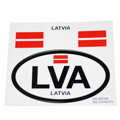 LVA Latvia Country Code Sticker Decal Car Caravan Trailer Truck | eBay ...