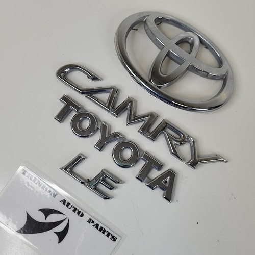 2002-2006 Toyota Camry LE Emblem Rear Trunk Letters Logo Nameplate Set ...