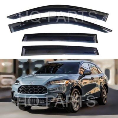 For 23-24 Honda HR-V HRV Smoke Tint Window Visor Sun Wind Rain Guard ...