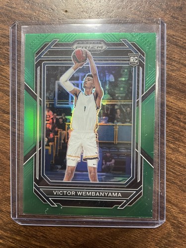 2023 Prizm Draft Victor Wembanyama Rookie Green, Base And Inert Cards ...