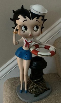 Betty Boop Very large sailor figurine Figures Super rare | eBay