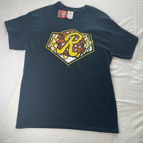 Rochester Plates Red Wings MLB T-Shirt Mens L Blk 2017 Vantage NWT ...