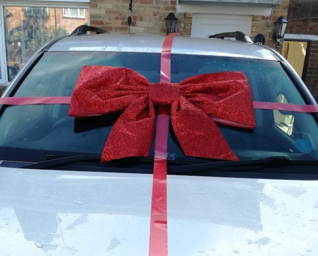 Giant Car Bow, large Car Bow, Glitter Bow Extra Large Gift Bow Handmade ...