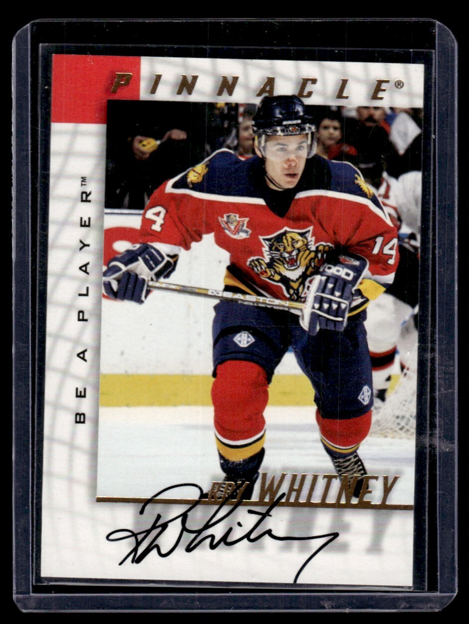 1998-99 Be A Player Pinnacle Autograph Ray Whitney Auto Florida Panthers | eBay