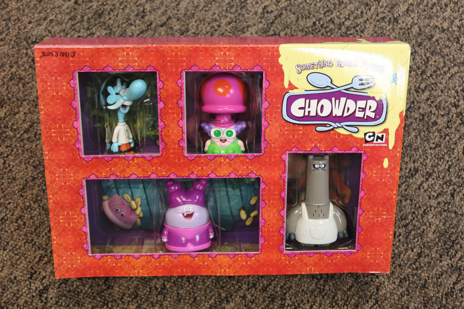 RARE! Chowder Cartoon Network Four (4) Mini Figures Box Set - Brand New ...