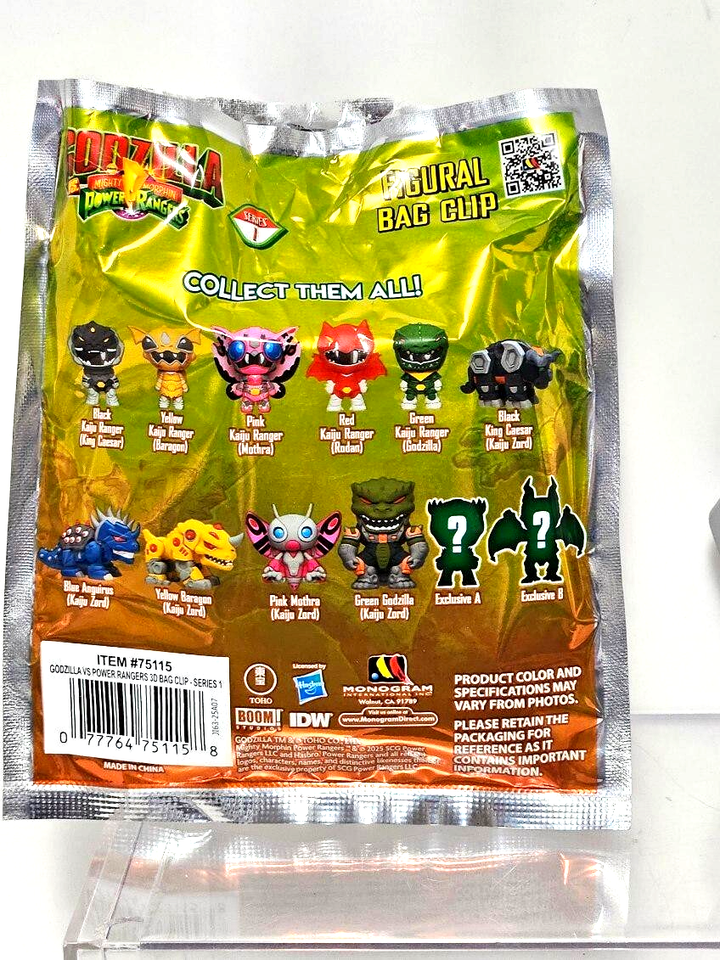 Godzilla vs Power Rangers Sr 1 black kaiju ranger (king caesar) figural ...