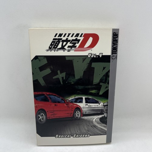 Initial D Volume 4 English Manga by Shuichi Shigeno Tokyopop RARE OOP | eBay