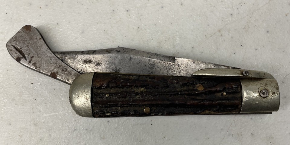 1914-1935 MARBLES GLADSTONE MICH POCKET KNIFE SAFETY HUNTING FOLDER 3 ...