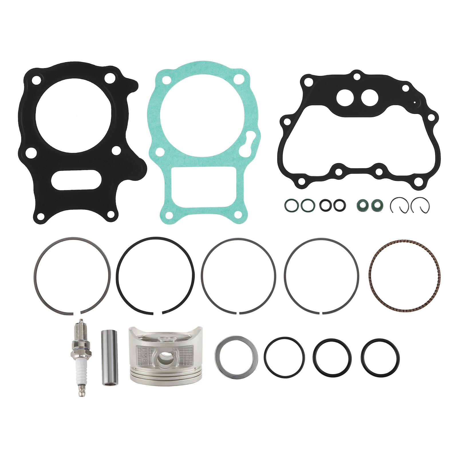 Cylinder Head Piston Kit 12200-HM8-305 For Honda Recon 250 TRX250TE/TM ...