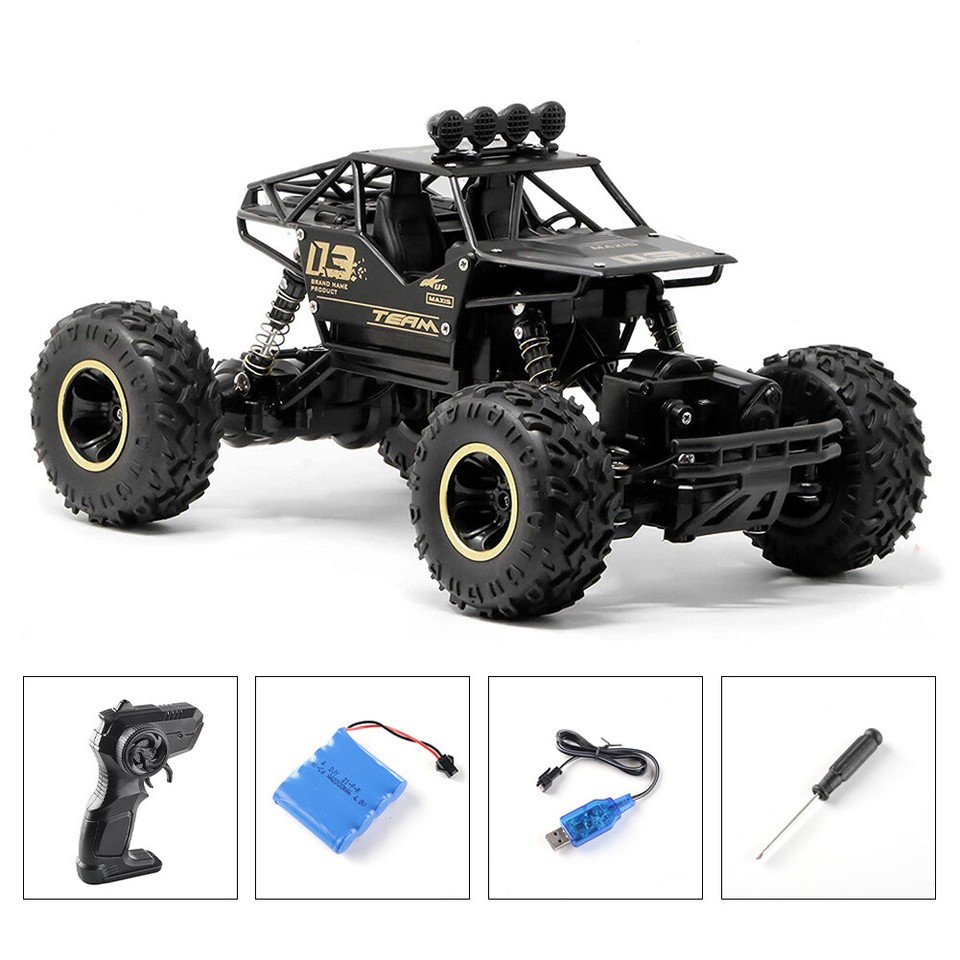 XL Remote Control RC Cars Large Big Wheel Car Monster Truck 4WD Kid Toy ...