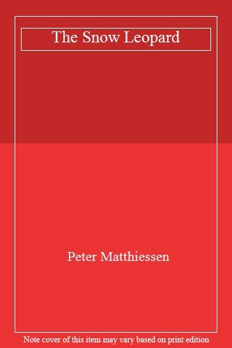 The Snow Leopard,Peter Matthiessen- 9780002720250 | eBay