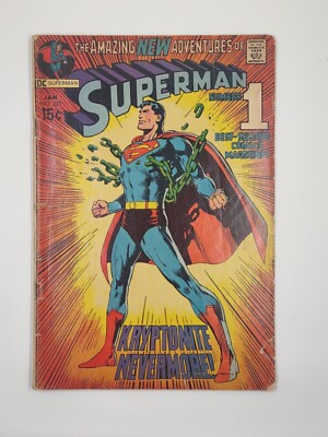 SUPERMAN #233 1971 NEAL ADAMS COVER ART | eBay