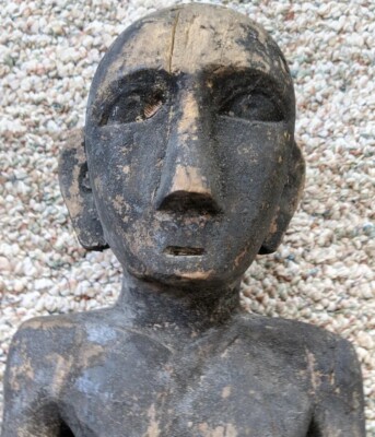 ASIAN STATUE WOOD IGOROT FERTILITY FIGURE BONTOC RICE GOD MT PROV ...