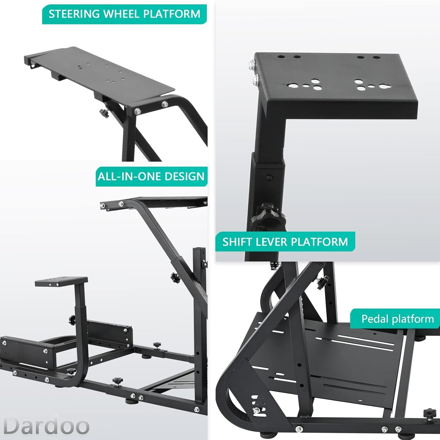 Dardoo Sim Racing Cockpit Frame Fits All Logitech,Thrustmaster,Xbox One ...