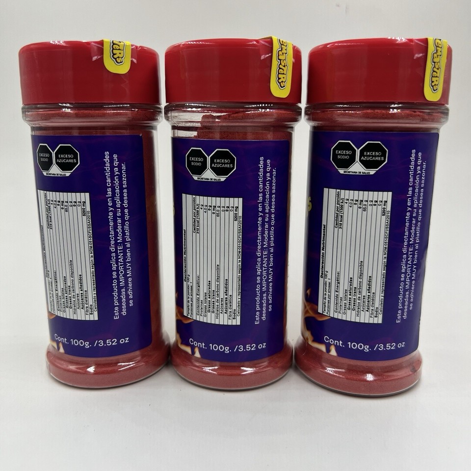 ORIGINAL 3x Takis Fuego Chilli Powder Seasoning 3x Polvo Sazonador ...