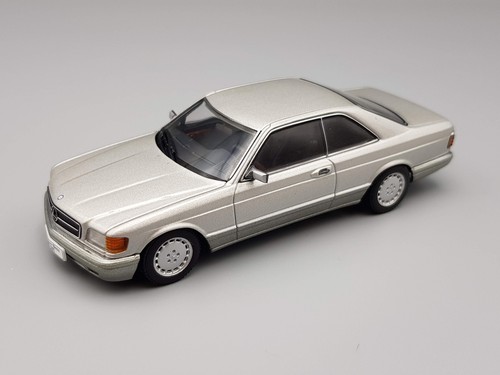 1/43 Autoart Mercedes 500 SEC Coupe (1986 Astral Silver Metallic ...