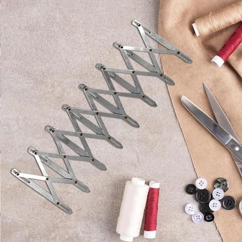 Aluminum Expanding Sewing Gauge Button Guide Equal Space Divider ...