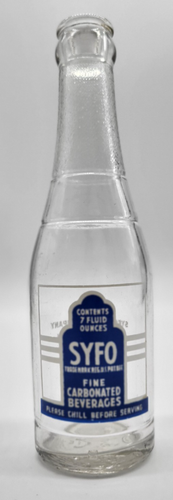 1940 Syfo, Syfo Water Co., Minneapolis, Minnesota ACL Soda Pop Bottle ...