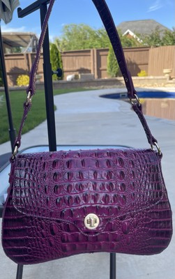Brahmin Nerida Shoulder Bag Sugar Plum Melbourne Leather for sale