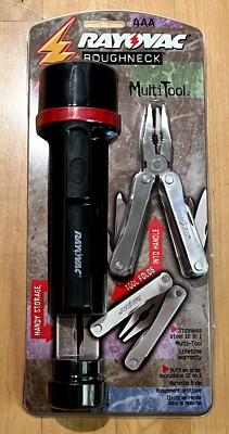 Rayovac Roughneck AAA Flashlight and Stainless Steel Multitool - New | eBay