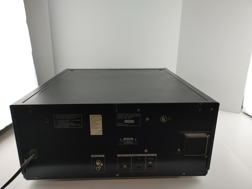 Sony 200 Disc CD Player Changer CDP-CX235 Mega Storage Tested Working ...