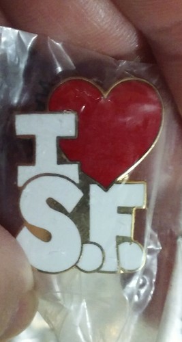 I Love Heart SF pin San Francisco California | eBay