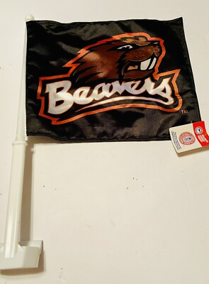 Official Licensed Collegiate Products Car Flag - Oregon State Beavers ...