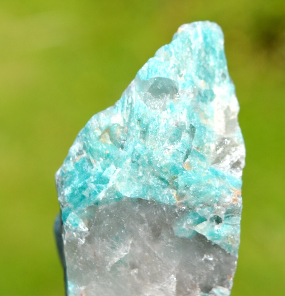 Microcline Var. Amazonite & Quartz 176 Grams - Fasimena Pegmatite ...
