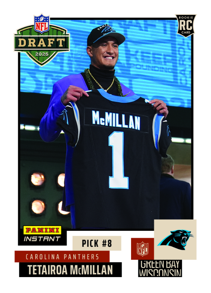 2025 PANINI INSTANT #1-#40 NFL DRAFT NIGHT ROOKIE - YOU PICK YOUR ...