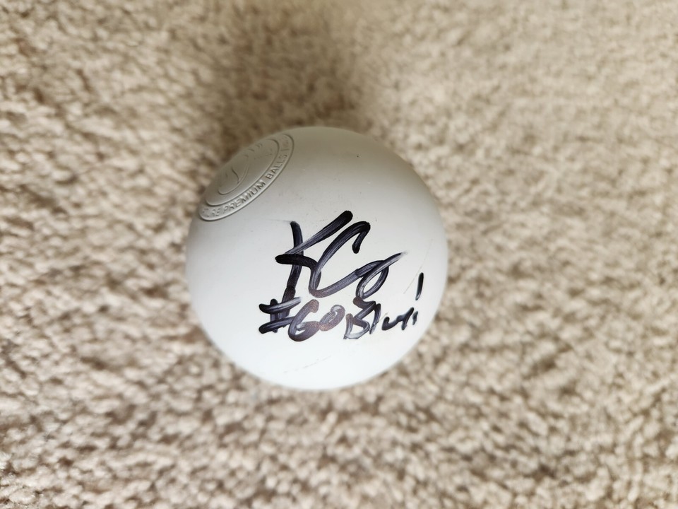 Kevin Conry Michigan Wolverines Head Coach Autographed Lacrosse Ball ...