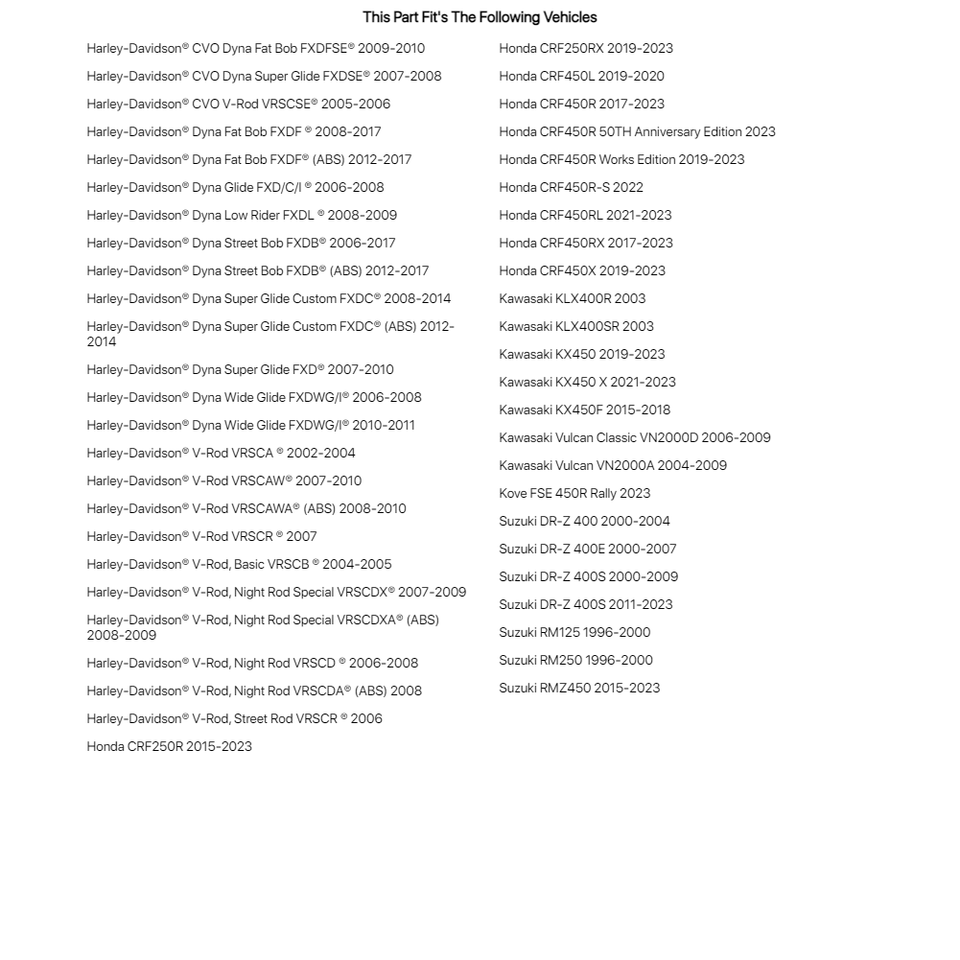 Motion Pro Ringer Fork Seal Driver 49mm For HONDA CRF450RX 2017-2022 | eBay