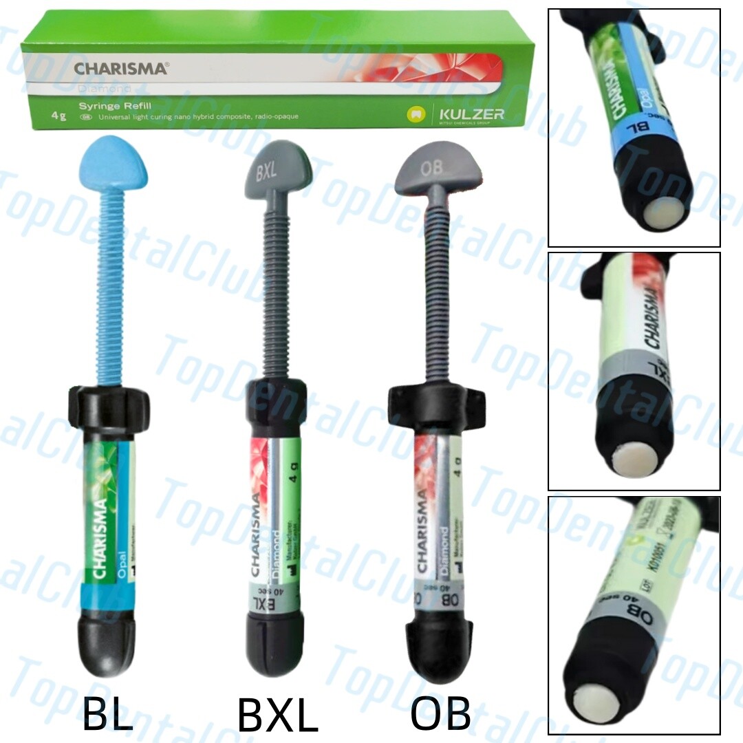 Dental Charisma Composite Syringe Light Cure Resin Tooth Filling ...