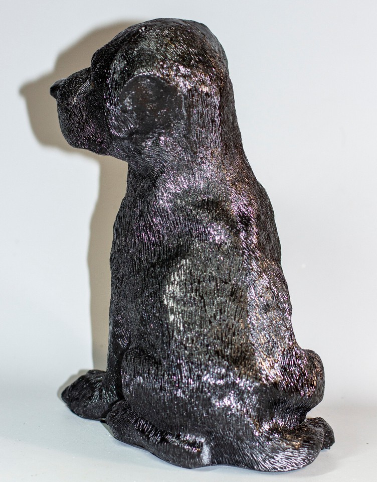 Black Labrador Cremation Urn Dog Ashes Pet Loss Sculpture Memorial ...