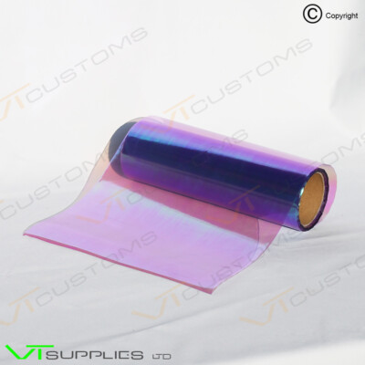 30 x 100cm Purple [Chameleon] Car Headlight Tint Film Tail Fog Lights ...